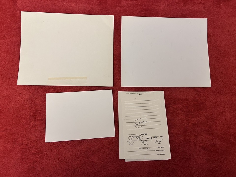 GENESIS four original press photos Phil Collins Tony Banks Mike ...