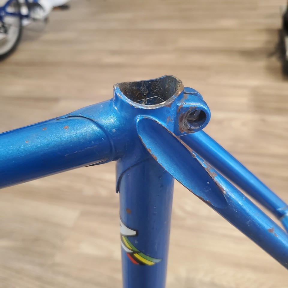 Vintage Zullo Sprint Road Bike Frame 52cm C-C / 54.5cm C-T Lugged Steel ...