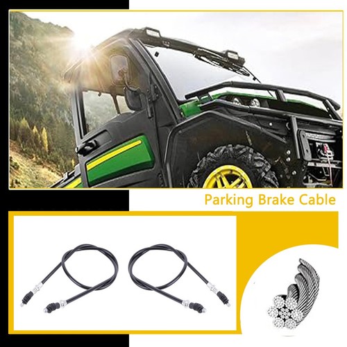 LH & RH Side Park Brake Cable For John Deere TX 4x2 Gator AM136944 ...