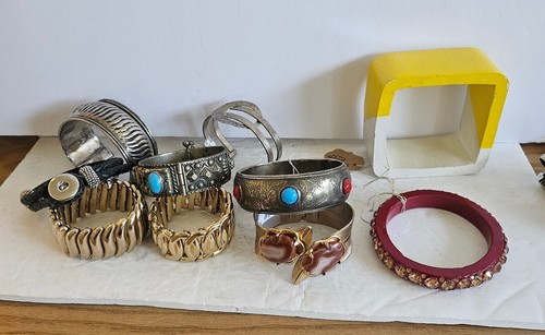 Lot of 10 various Vintage Bracelets / Bangles Costume Jewelry | eBay