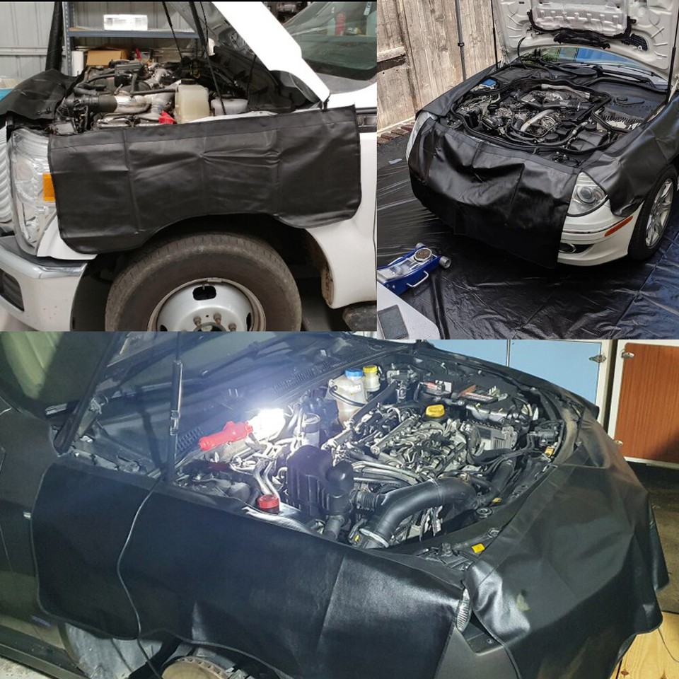 3Packs Car Mechanic Work Mat Heavy Duty Magnetic Fender Cover Paint ...