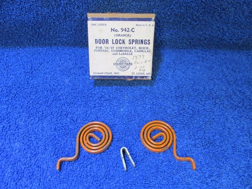 1934-1937 CHEVY BUICK PONTIAC OLDSMOBILE CADILLAC DOOR LOCK SPRINGS ...