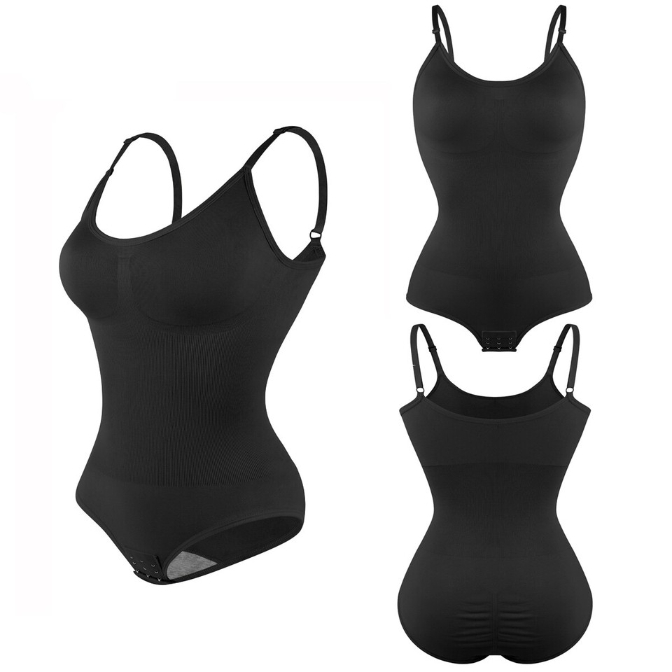 Ladies Women Full Body Shaper Tummy Control Shapewear Slimming Bodysuit ...