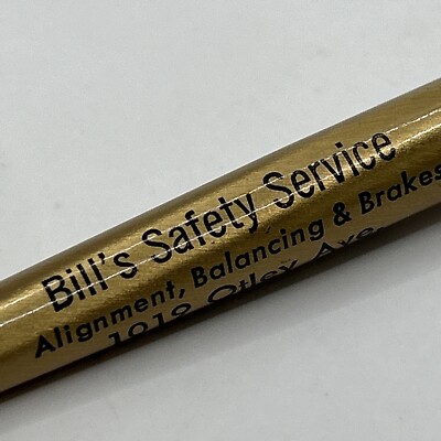 VTG Ballpoint Pen Bill's Safety Service B. J. Hancock Perry Iowa | eBay