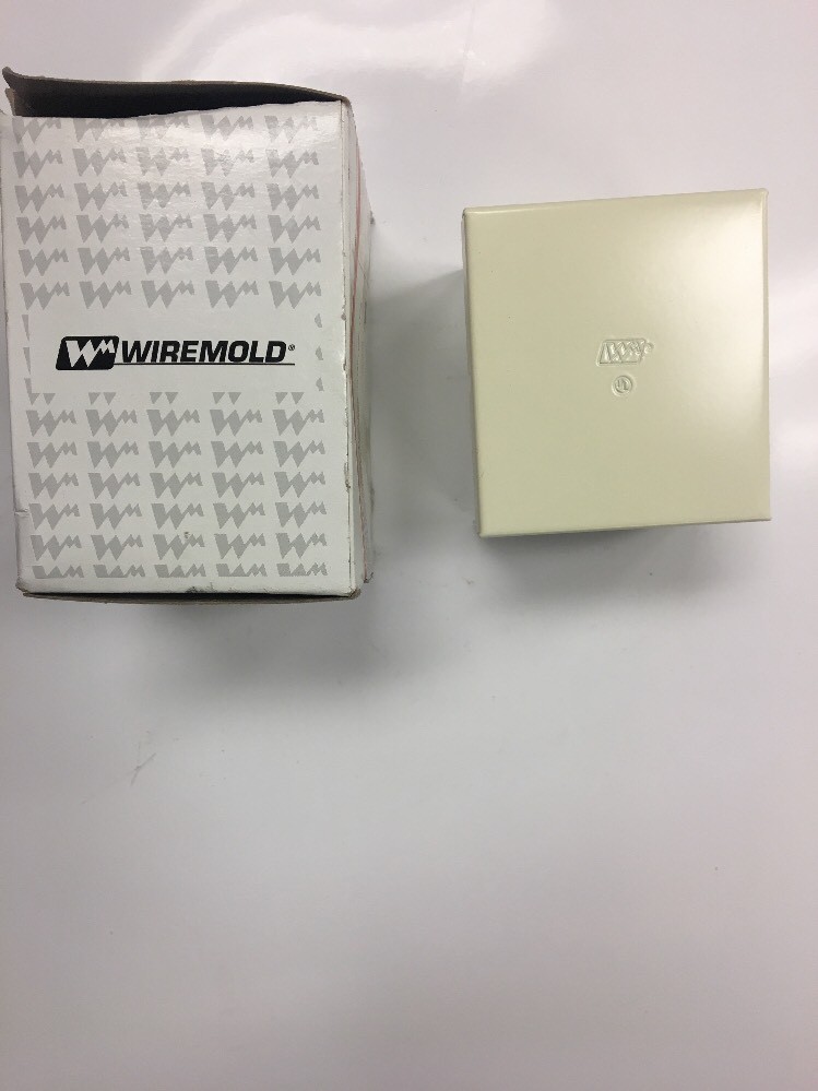 WIREMOLD V2410FC FULL CAP ENTRANCE END FITTING 2400 SERIES IVORY *FREE ...