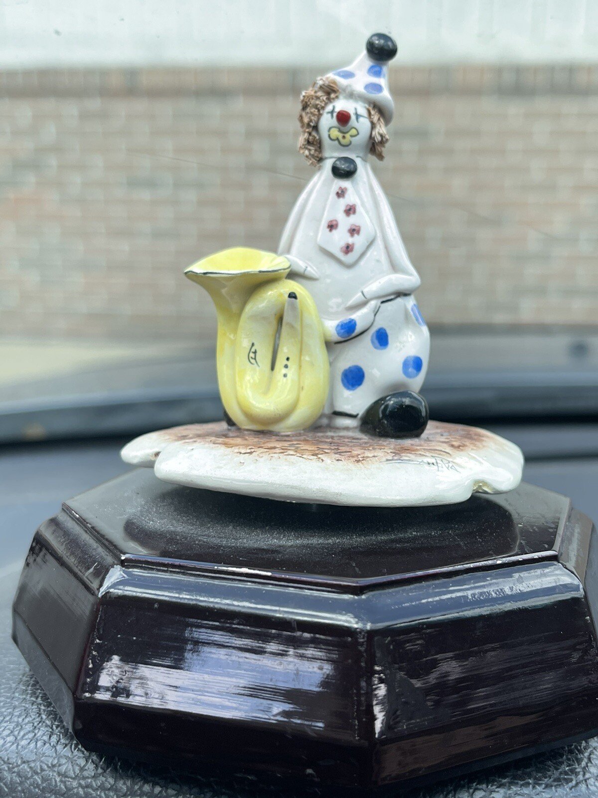 Vintage Zampiva Musical Clown Figurine - Bolero Italy Handmade Rotating ...