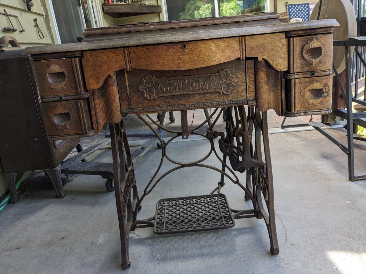 Unique Antique Treadle Sewing Machine