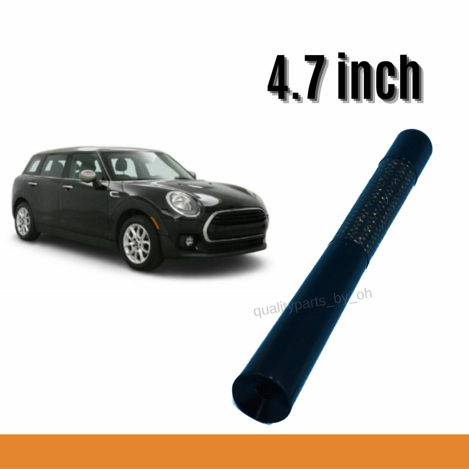 4.7" Black AM/FM Radio Aerial Antenna W/Screws For Mini Cooper Clubman ...