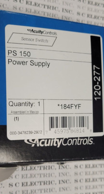 ACUITY PS 150 POWER SUPPLY | eBay