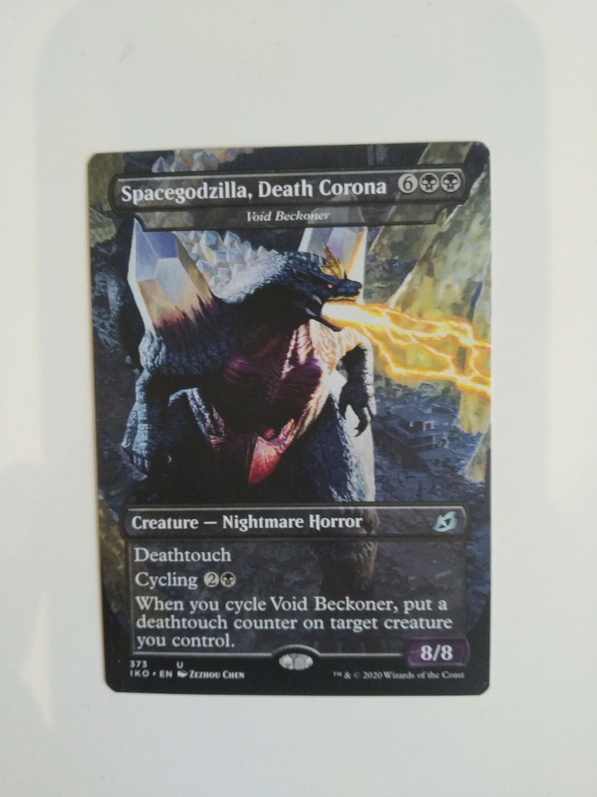 Spacegodzilla, Death Corona Godzilla Magic the Gathering Karte Englisch ...