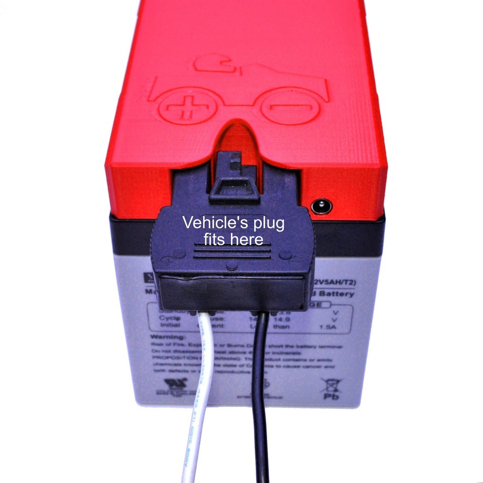 For Power Wheels 10-MPH Upgrade Battery speed turbo boost grey not 12V ...