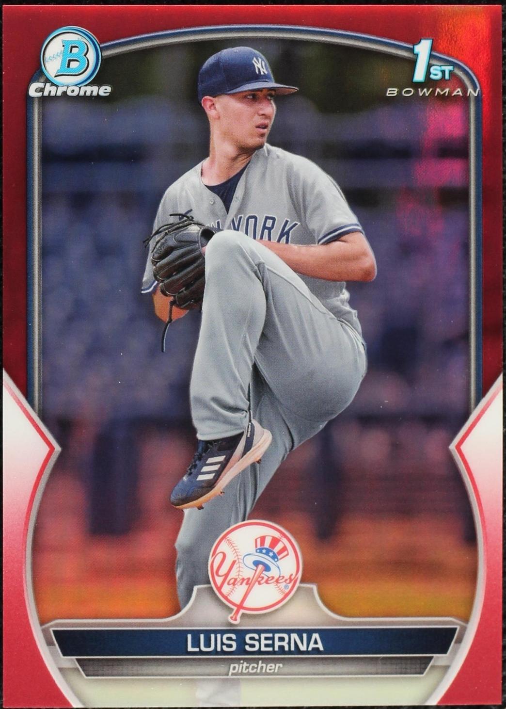 2023 Bowman Chrome - Prospects Luis Serna #BCP-168 Red Refractor /5 (RC) for sale online | eBay