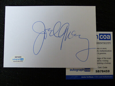 JOEL GREY signed autograph 4x6 Autographed index card ACOA COA | eBay