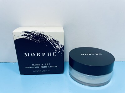 MORPHE - BAKE & SET SETTING POWDER - TRANSLUCENT - 0.31 OZ - NEW AND ...