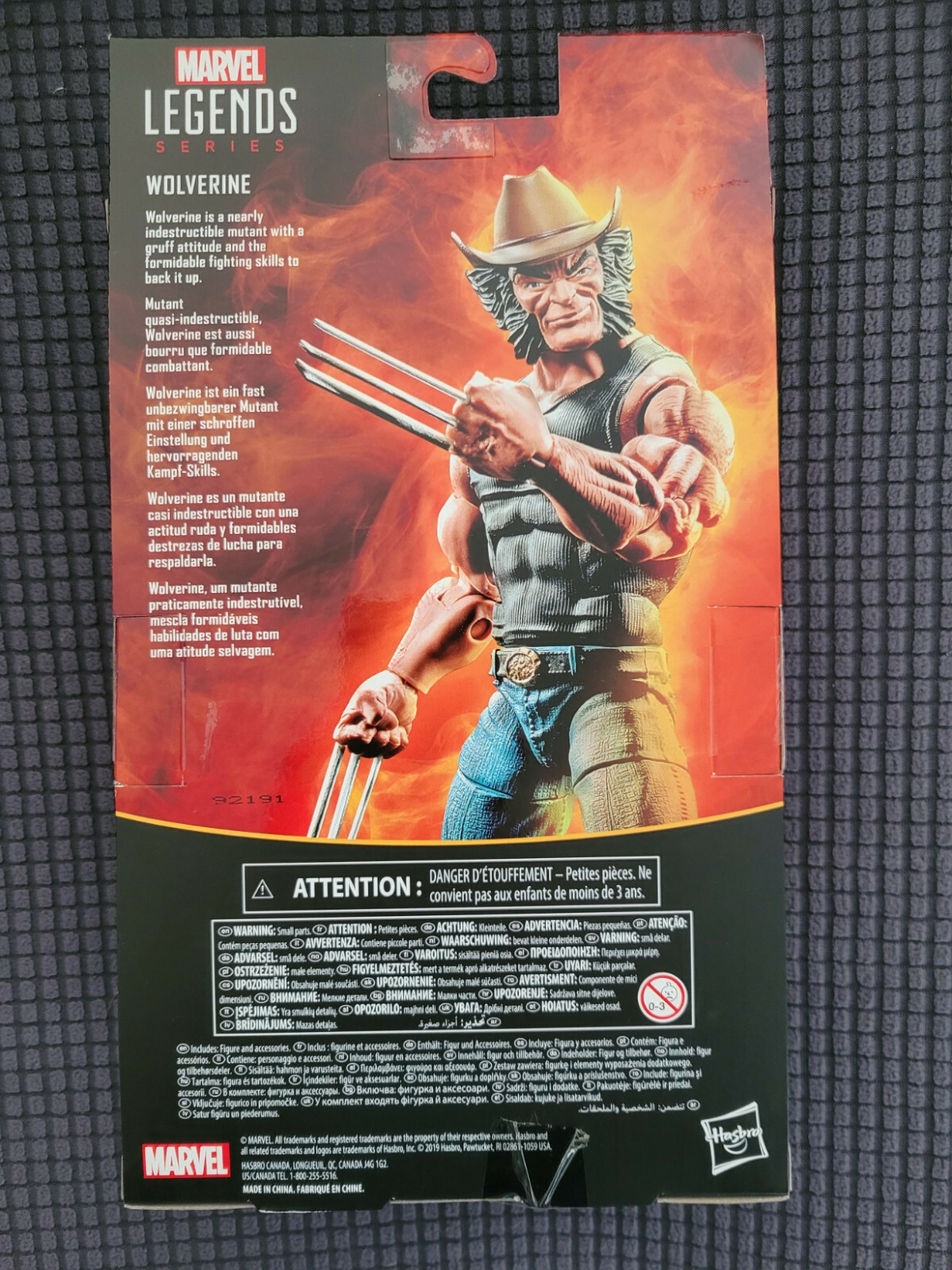 Cowboy Logan WOLVERINE Hasbro Marvel Legends Series 6" Action Figure ...