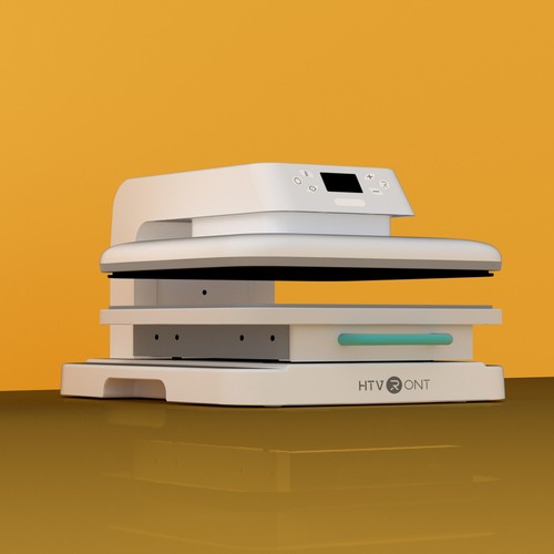 HTVRONT T-Shirt Automatic Heat Press Machine 15"x15" 1500W Super-Fast ...