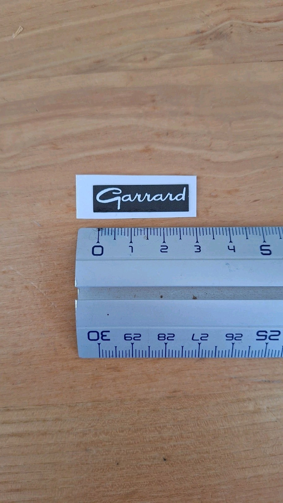 Sticker Emblem Garrard Logo Tape amp ampli platine TURNTABLE tube | eBay