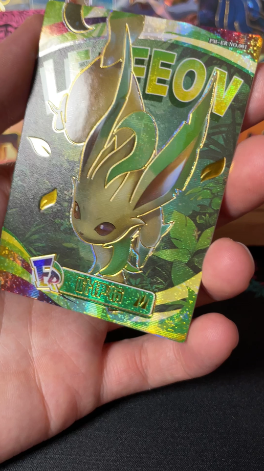 ⚡ NON TCG Pokémon Eif Origin Collection Leafeon FR⚡ | eBay