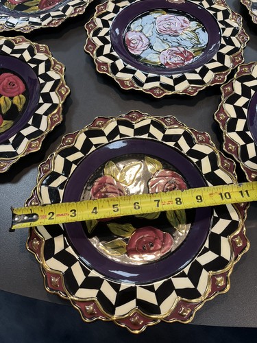 Joyce Shelton Classics Certified International Rose Pattern Plate Set ...