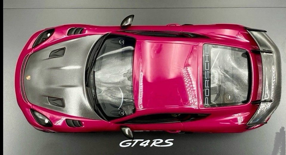 1:18 SPARK PORSCHE 718 CAYMAN GT4 RS RUBY STAR NO BBR D&G MR AMALGAM H ...