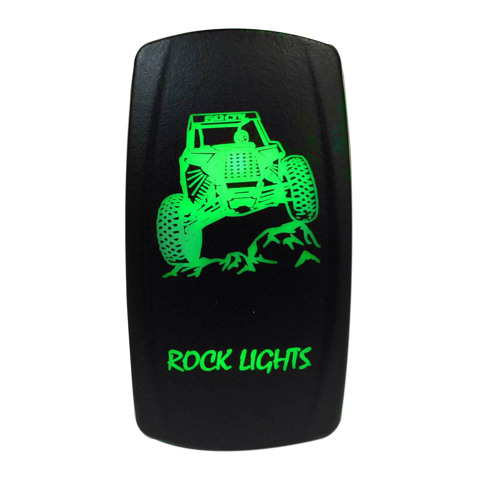 Illuminated Rocker Switch Rock Lights R UTV RZR Teryx Maverick X3 ...