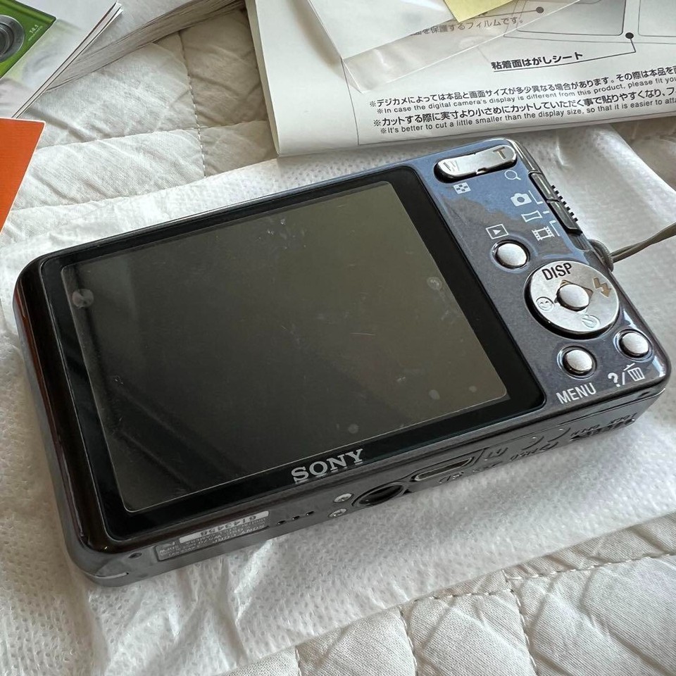 Sony CyberShot DSC-W570 SILVER 16.1 MP Digital Camera Japanese only ...