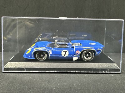 Car Model 1:43 Scale LOLA T70 SPIDER #7 Diecast Car Blue | eBay