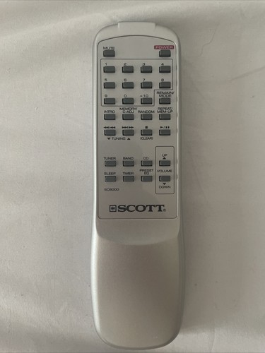 Scott Vintage Remote Model SC8000 Stereo Receiver | eBay