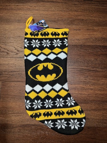DC COMICS BATMAN THEMED CHRISTMAS STOCKING 18" NWT | eBay
