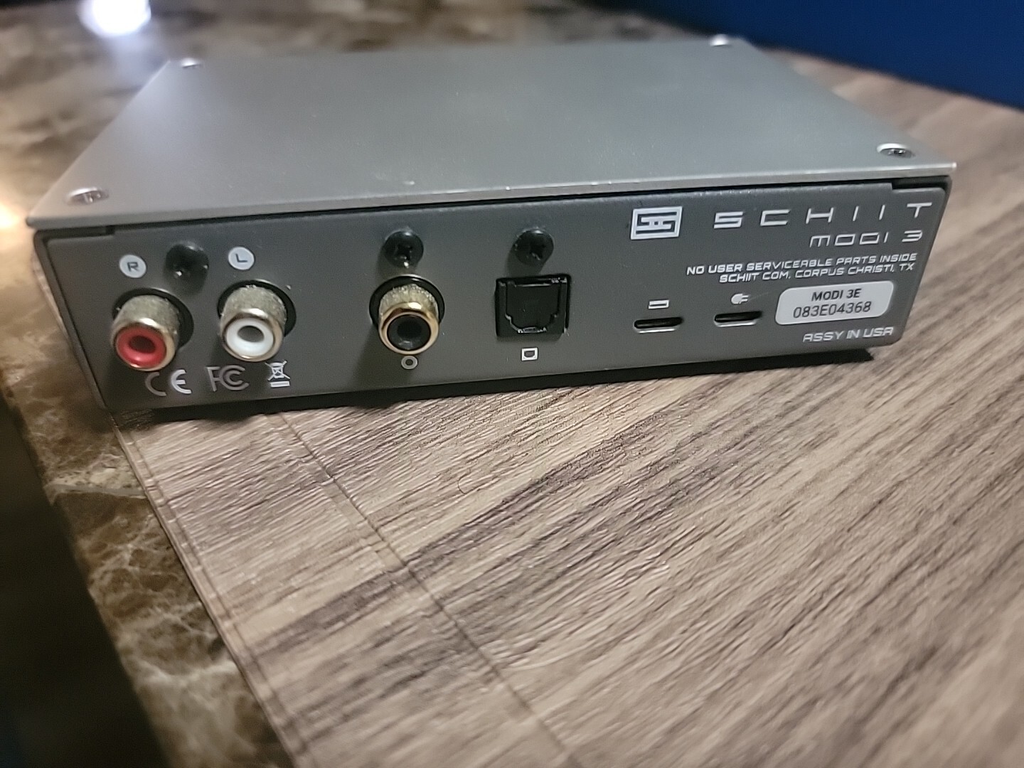 SCHIIT MODI 3 DAC Toslink, Coax, USB to RCA Silver | eBay