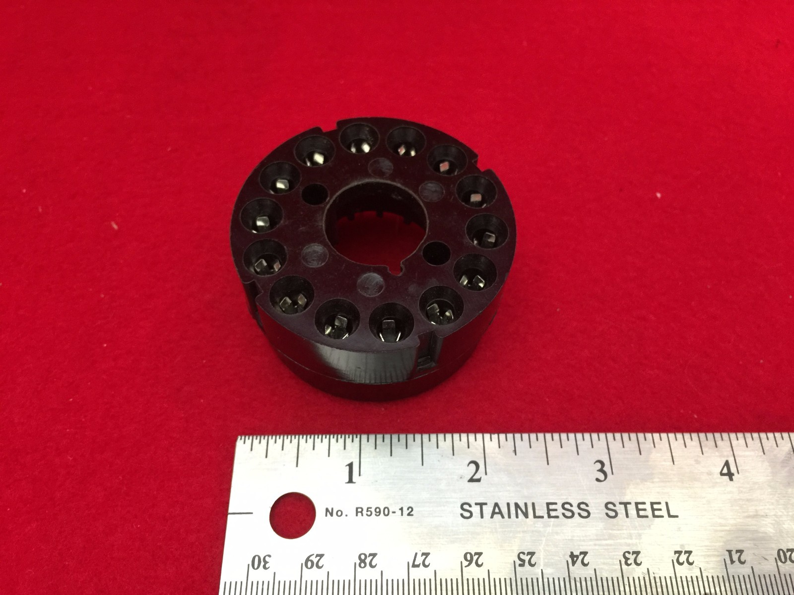 B14A Photomultiplier 14Pin Diheptal Solder Tube Socket PMT CRT B14-38 ...