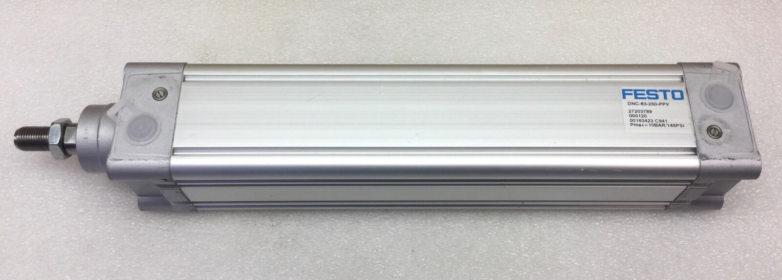 FESTO 163423 DNC-63-250-PPV CYLINDER 63MM BORE 250MM STROKE NEW NO BOX ...