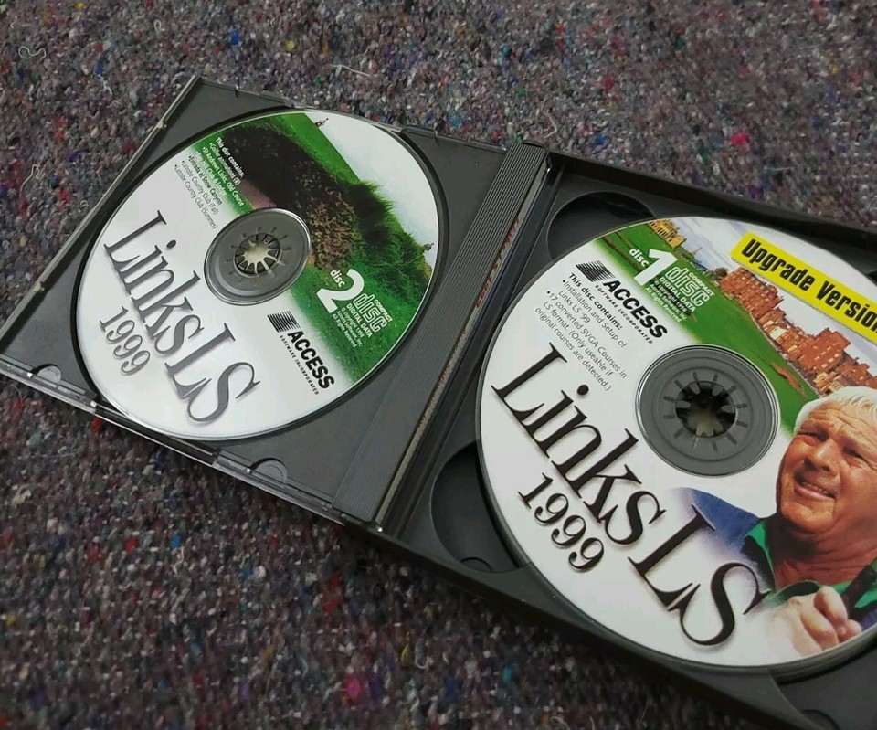 Links LS 1999 Golf Computer PC Game 90s Vintage Cd Rom USA Used | eBay