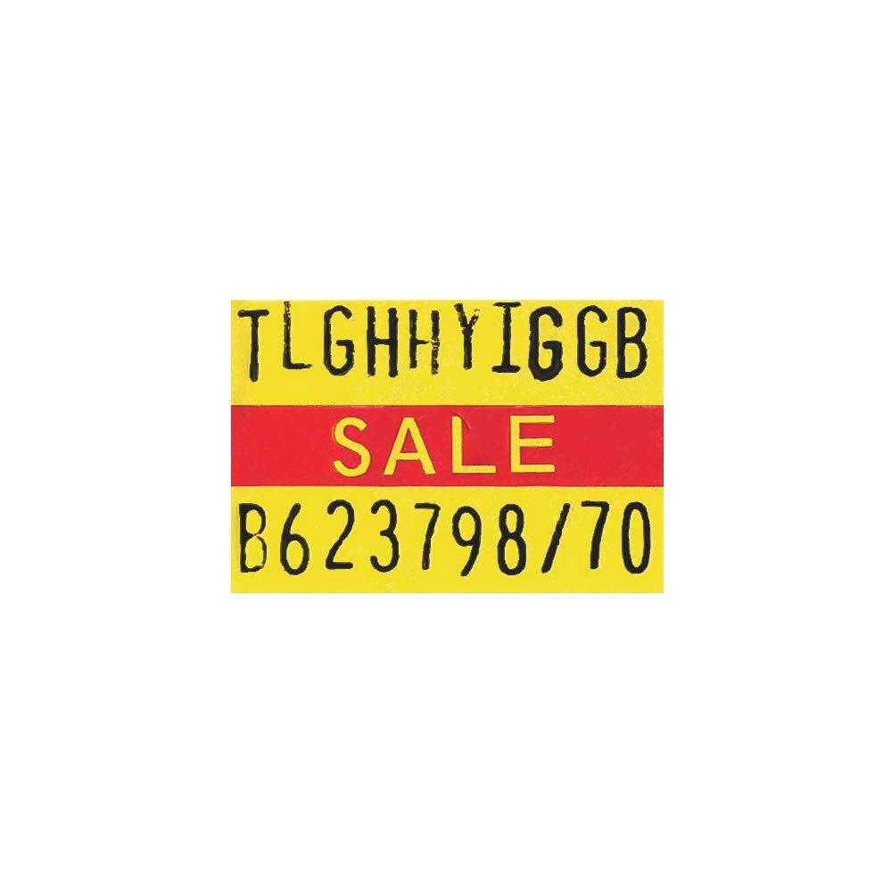 5000pcs Yellow Price Labels for Double Line MX6600 Pricing Gun Labeller ...