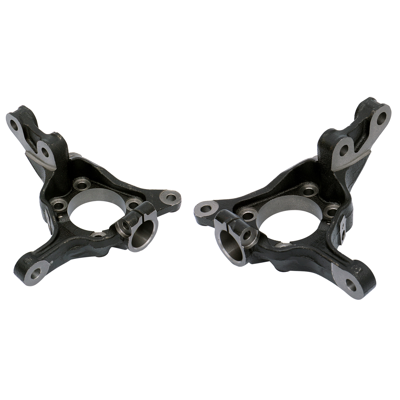 Pair Steering Spindle Knuckles Front for Subaru Forester Impreza Legacy ...