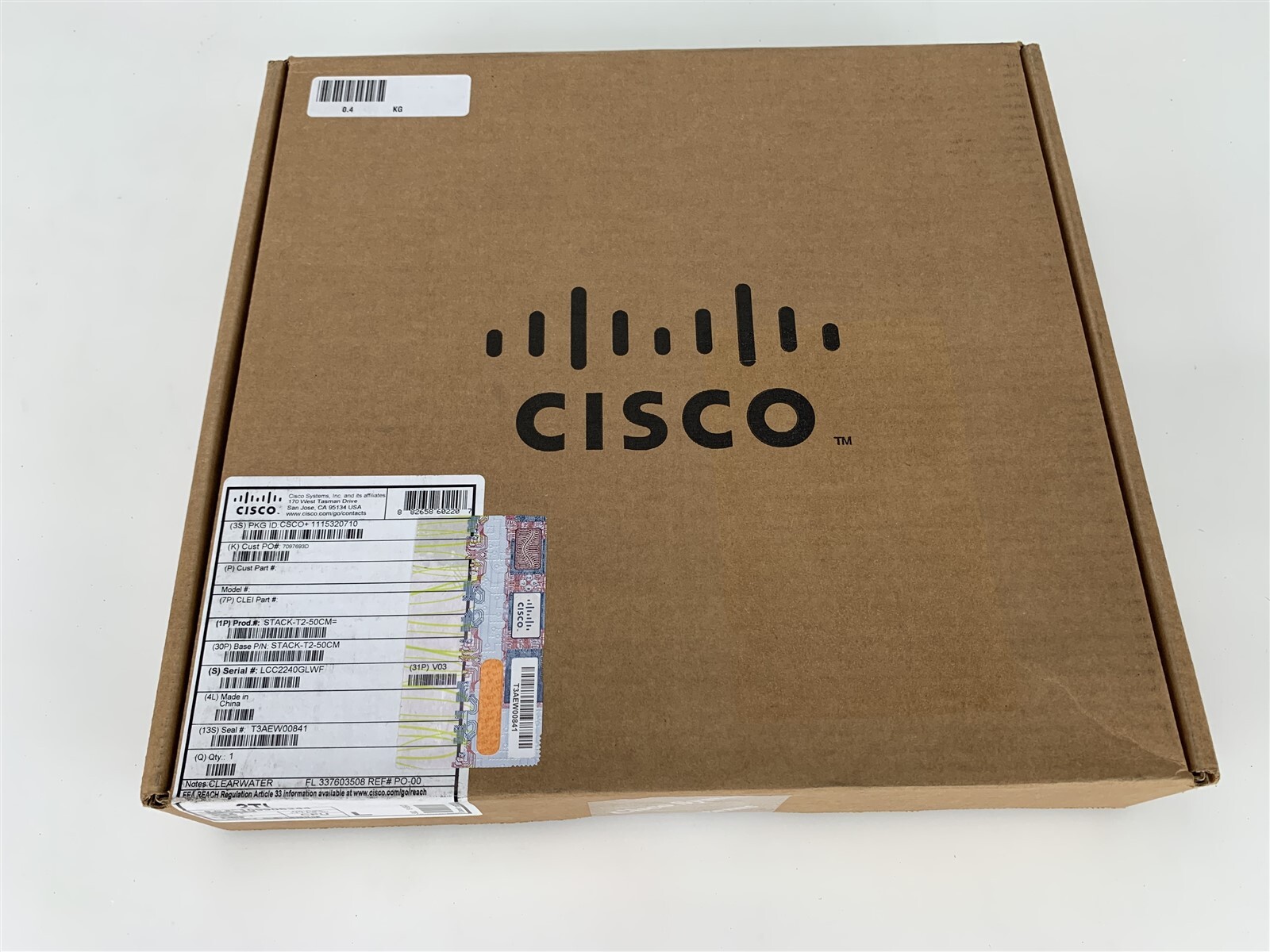 Cisco STACK-T2-50CM StackWise Type 2 Stacking Cable 882658602207 | eBay