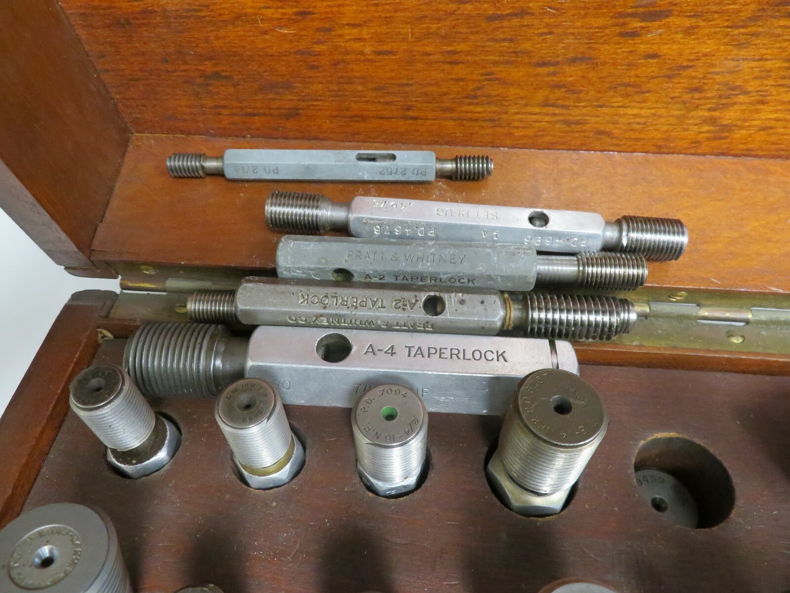 Pratt & Whitney TaperLock Set Plug Gage Set in case - (62 Pieces) - NI43 | eBay
