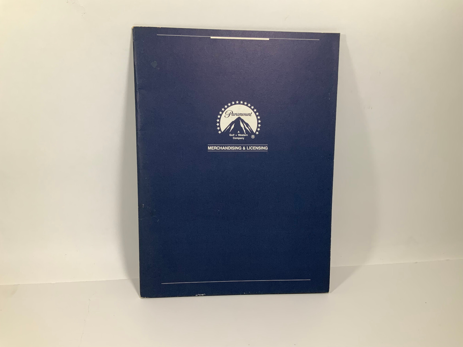 Vintage 1980s PARAMOUNT STUDIOS Merchandise & Licensing Folder Brochure ...