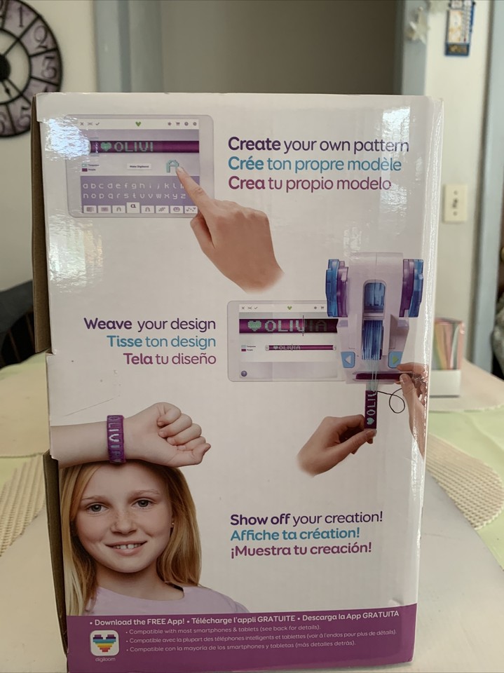 Wowwee digiloom Electronic Interactive Loom Starter Kit Create & Weave ...