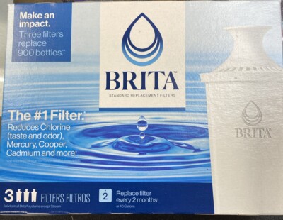 BRITA NEW SEALED Replacement Filters 3 Pack | eBay