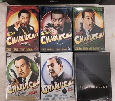 Charlie Chan Dvd Collection Volume 1,2,3,4,5 Plus Chantologhy Rare oop ...