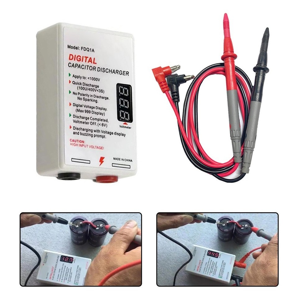 Voltage Discharge Tool 1000V Fast Pen for Safe Capacitor Discharging ...