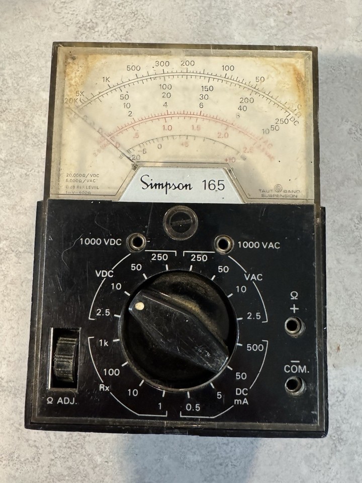 Simpson 160 Series METER - Untested | eBay