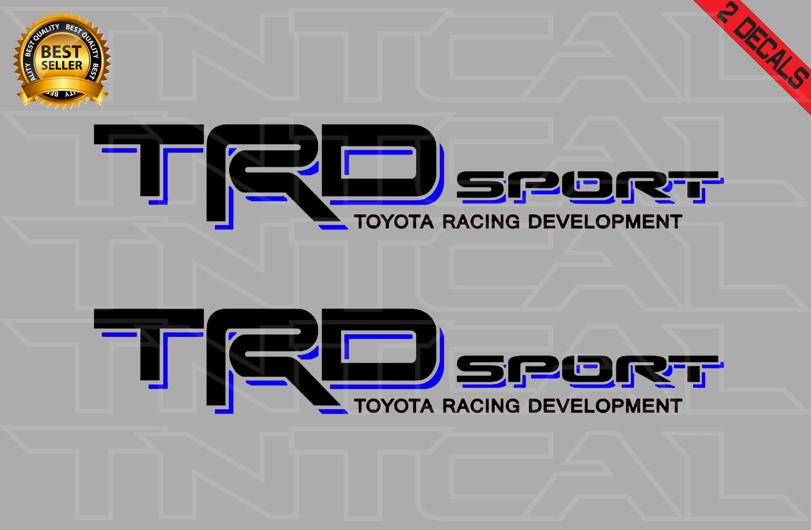 TRD SPORT Decal Set Fits 2006-2011 Tacoma Tundra Truck Vinyl Sticker ...