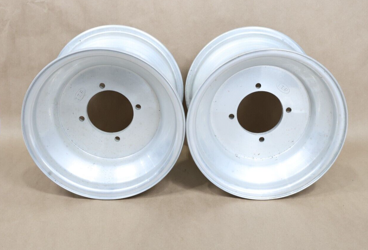 ITP New 03-04 Kawasaki KFX400 Rear Wheels Rims Aluminum 10" 4/110 Honda ...