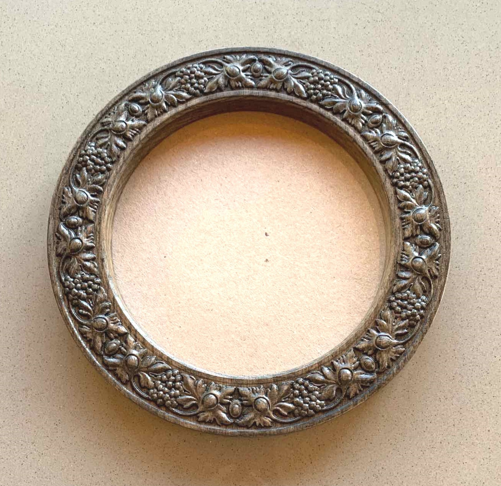 Round Flower Photo Picture Decorative Frame Floral Ornate Romantic ...