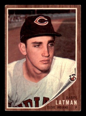 1962 Topps Baseball #145 Barry Latman VG *e2 | eBay