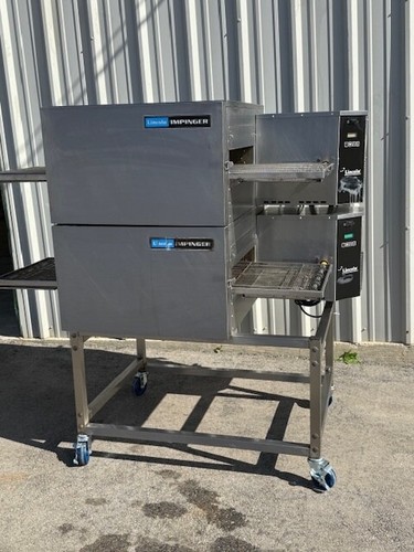Lincoln Double Stack Impinger Conveyor/ Pizza Oven Nat Gas (VIDEO DEMO ...