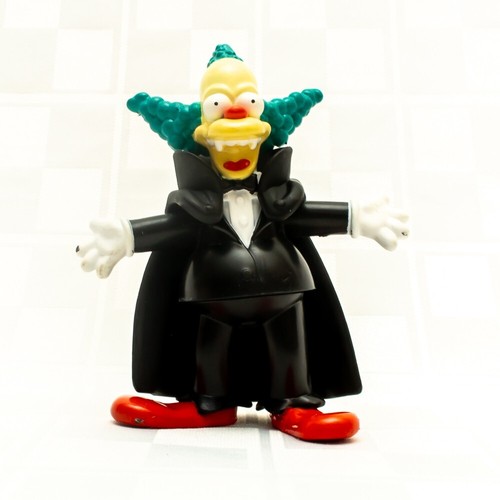 VTG 2001 Simpsons Krusty the Clown Vampire 4" Action Figure Burger King ...