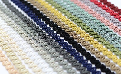 18 COLOUR 15mm Chain Gimp Braid Trim Upholstery Chair Costume BUY 2,4,6 ...
